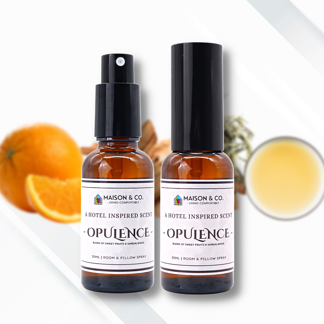 OPULENCE | HOTEL INSPIRED SCENT | 30ML ROOM & PILLOW SPRAY – Maison & Co.