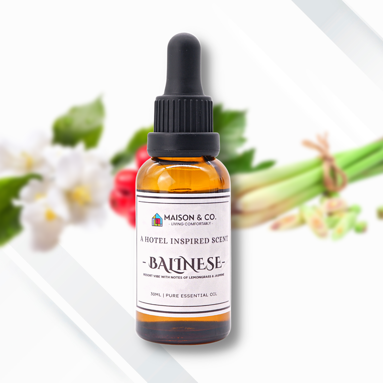 BALINESE | HOTEL INSPIRED SCENT | PURE ESSENTIAL OIL – Maison & Co.